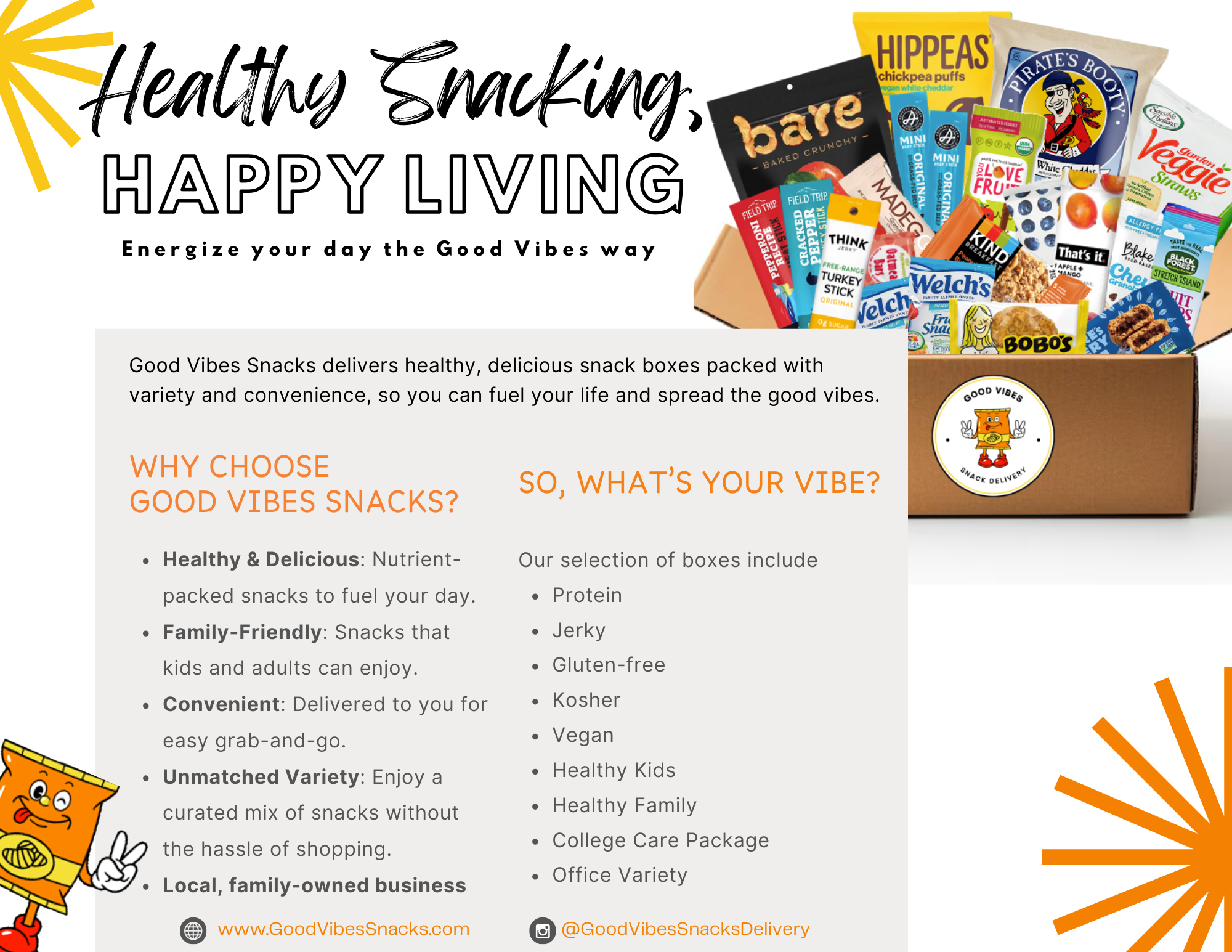 Good Vibes Snacks: Healthy, Delicious Snacks Delivered to Your Door ...