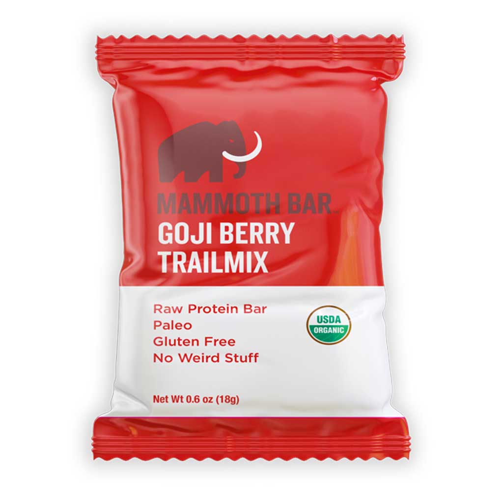 Mammoth Bar Goji Berry Trailmix – Good Vibes Snacks