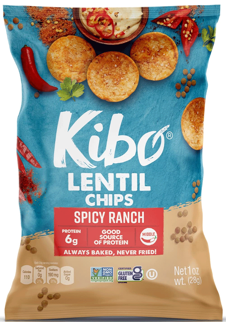 Kibo Lentil Chips Spicy Ranch will Spice Up Your Office Snacks – Good ...