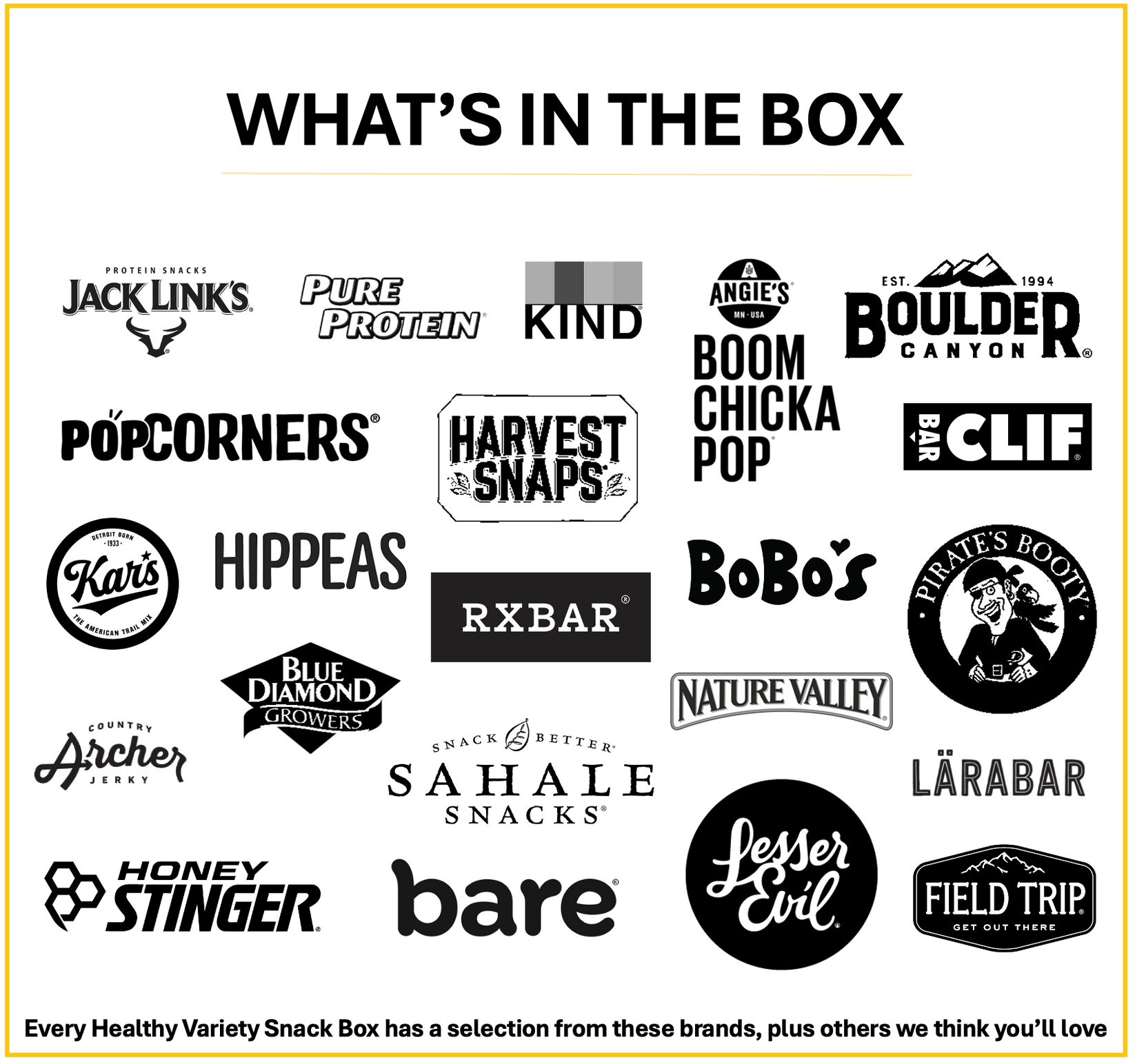 Bulk Healthy Variety Snack Box – Good Vibes Snacks